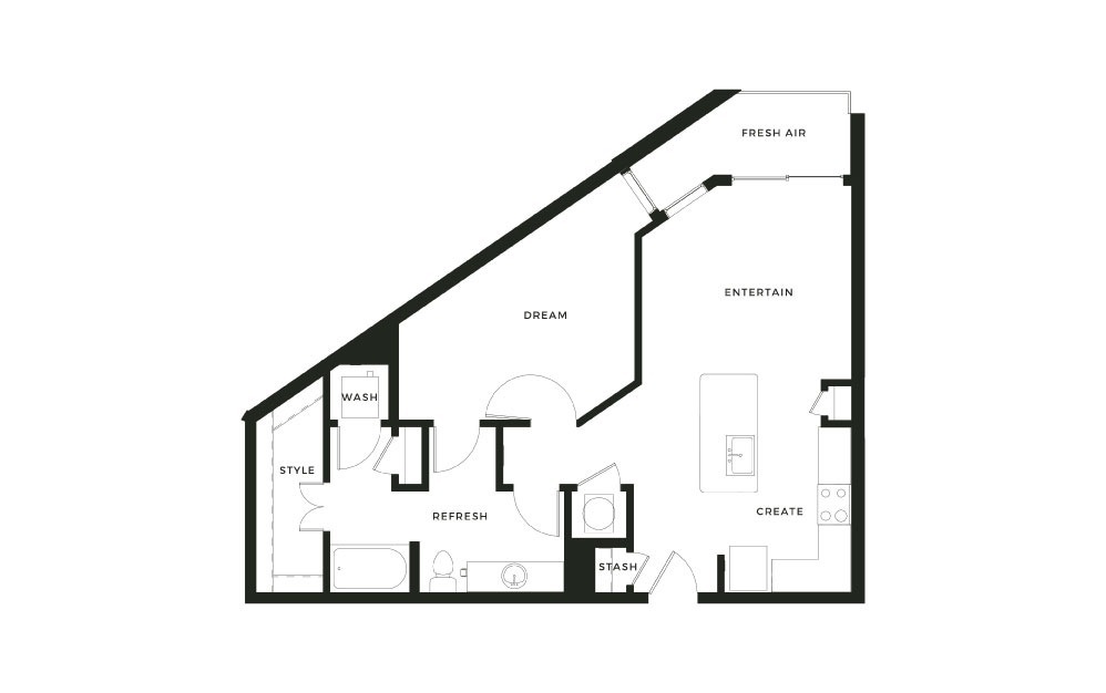 photos a9 851 sqft 1 . 0 bath 1 bed floor plan locations map view list ...
